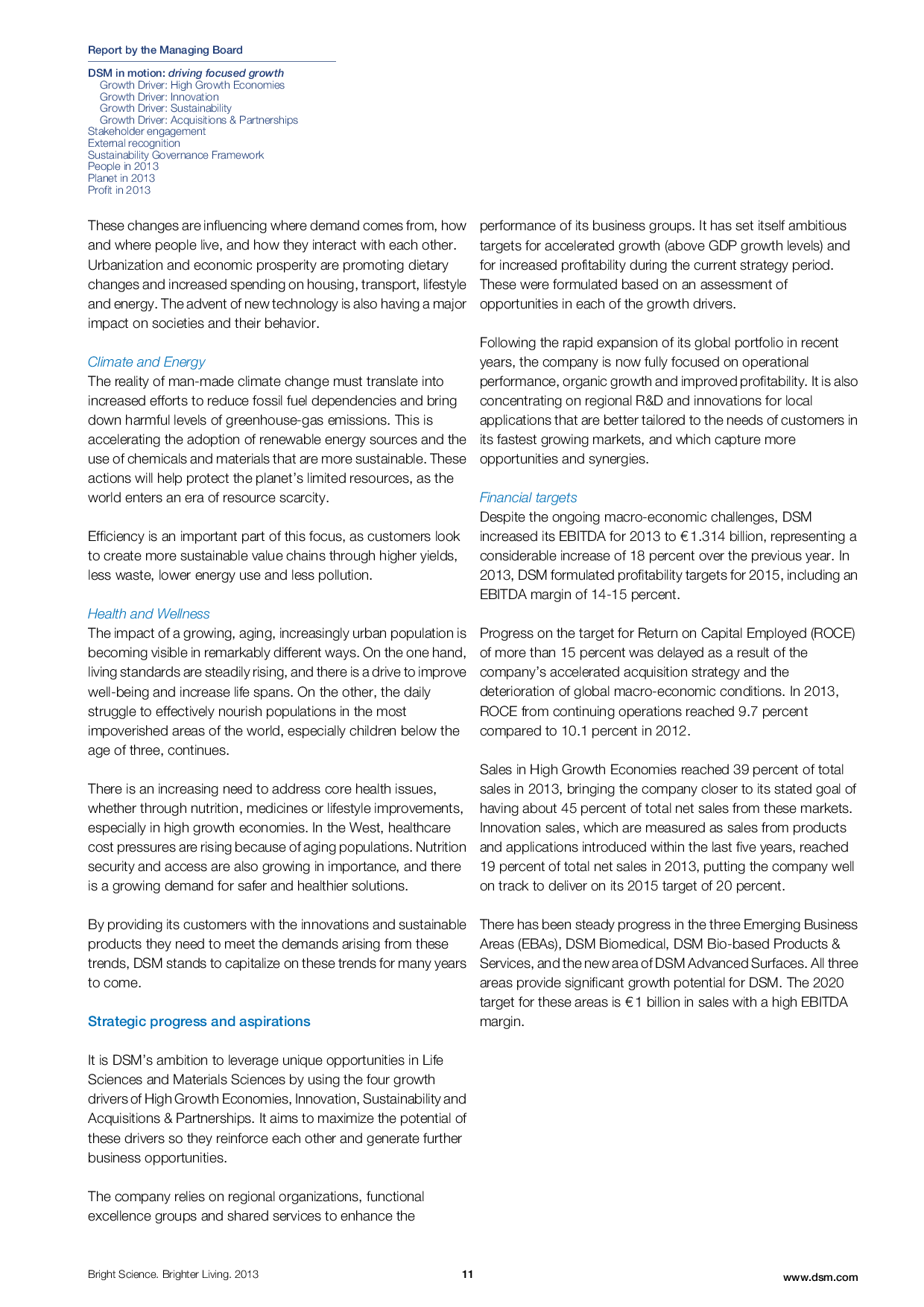 Outlook – Integrated Reporting Examples Database