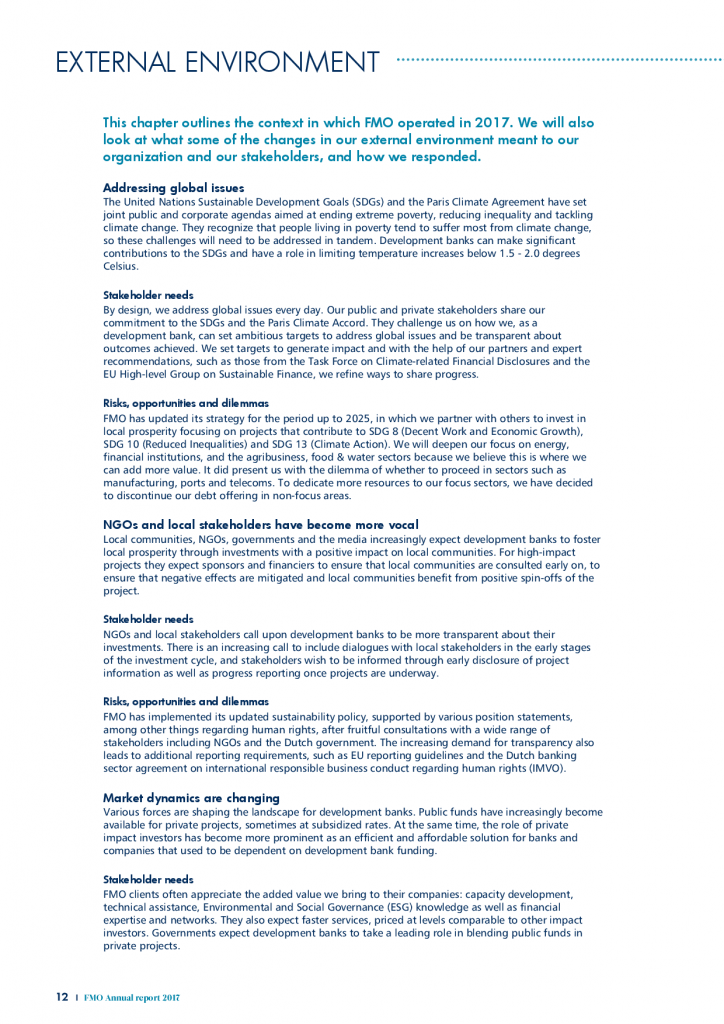 Organizational overview and external environment – Integrated Reporting ...