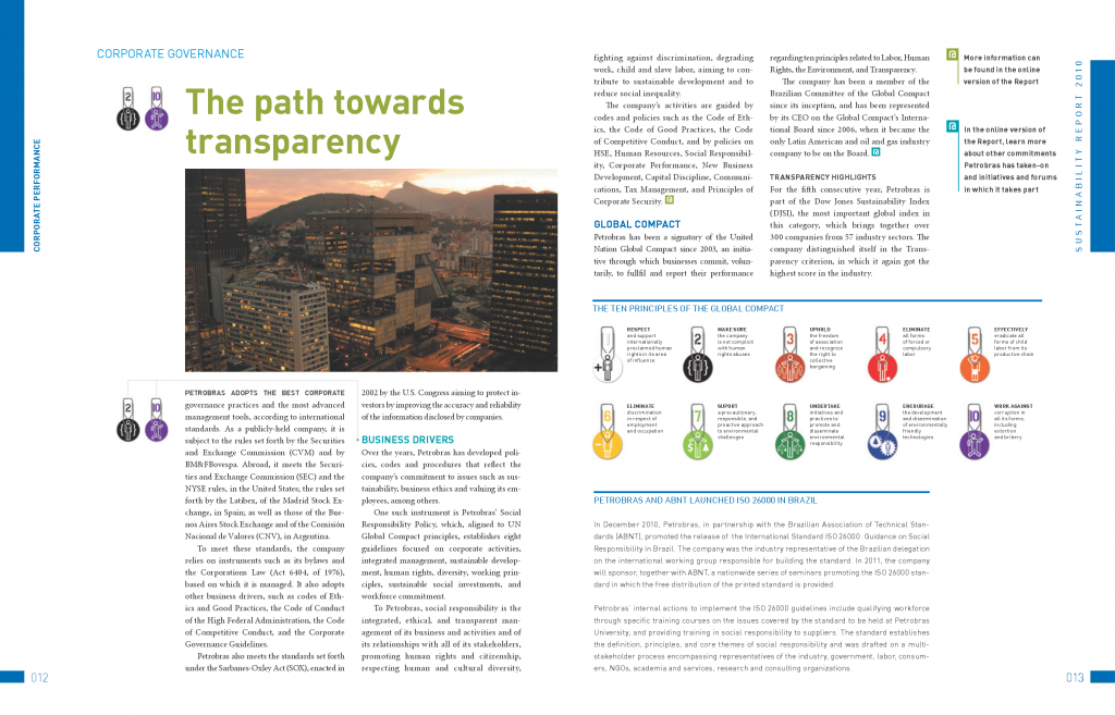 Performance – Integrated Reporting Examples Database