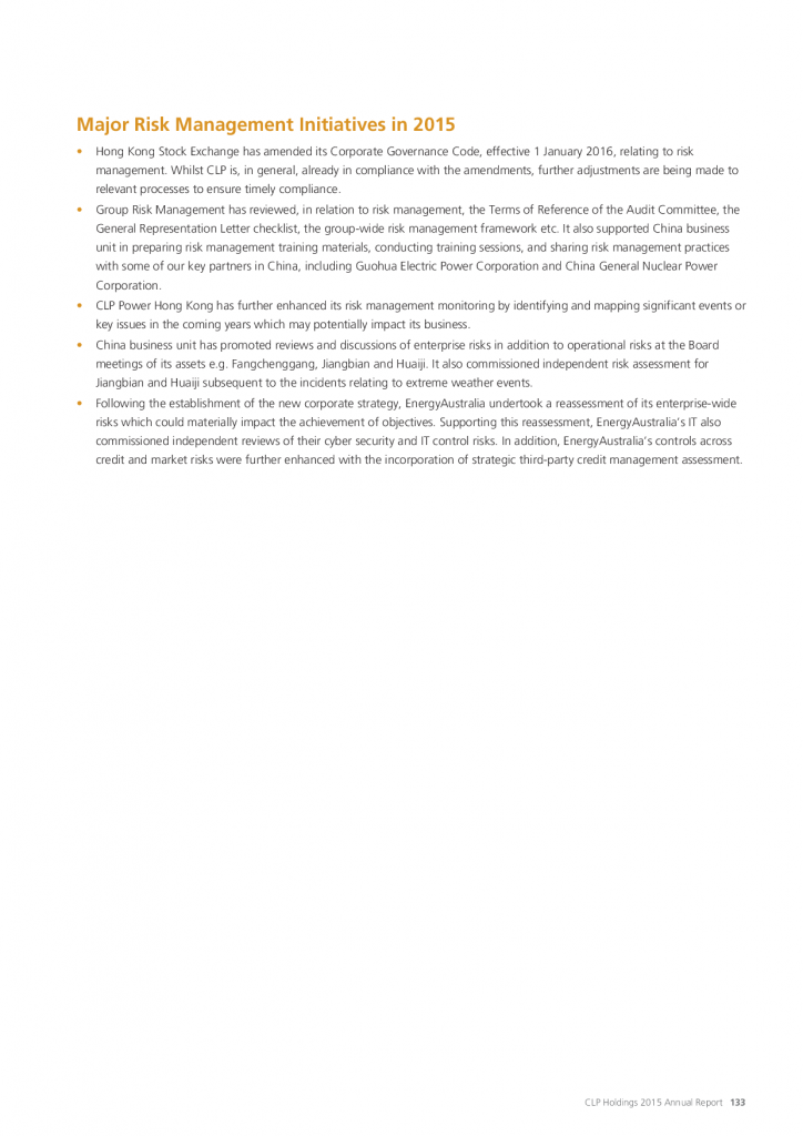 Risks and opportunities – Integrated Reporting Examples Database