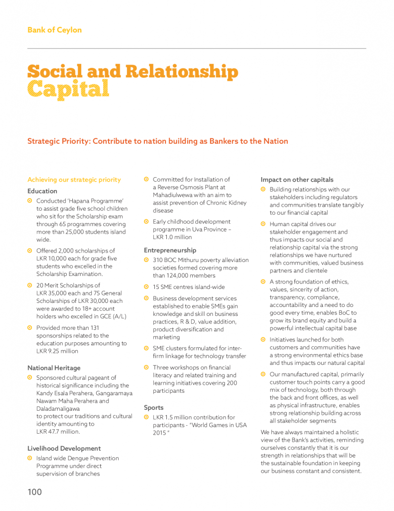 Outlook – Integrated Reporting Examples Database