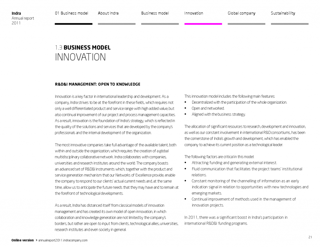 Business model – Integrated Reporting Examples Database