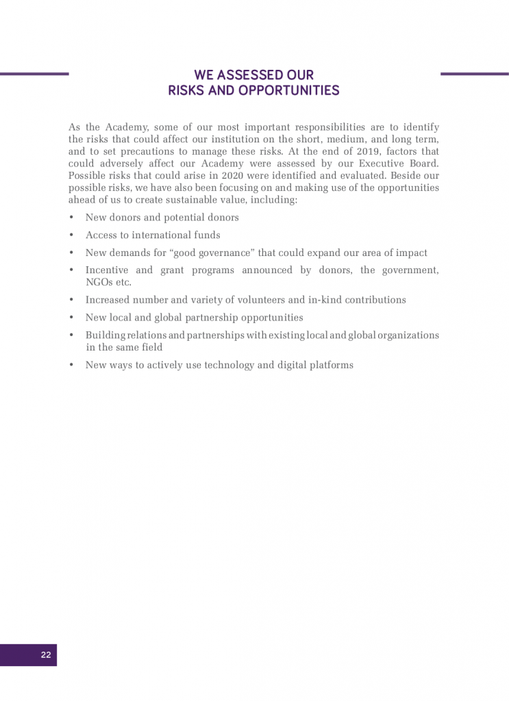 Risks and opportunities – Integrated Reporting Examples Database