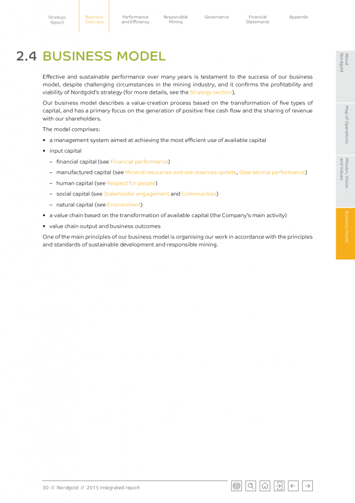 Business model – Integrated Reporting Examples Database