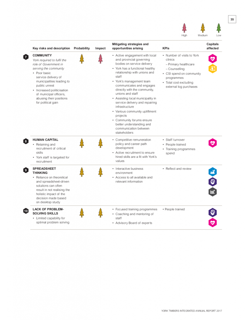 Risks and opportunities – Integrated Reporting Examples Database