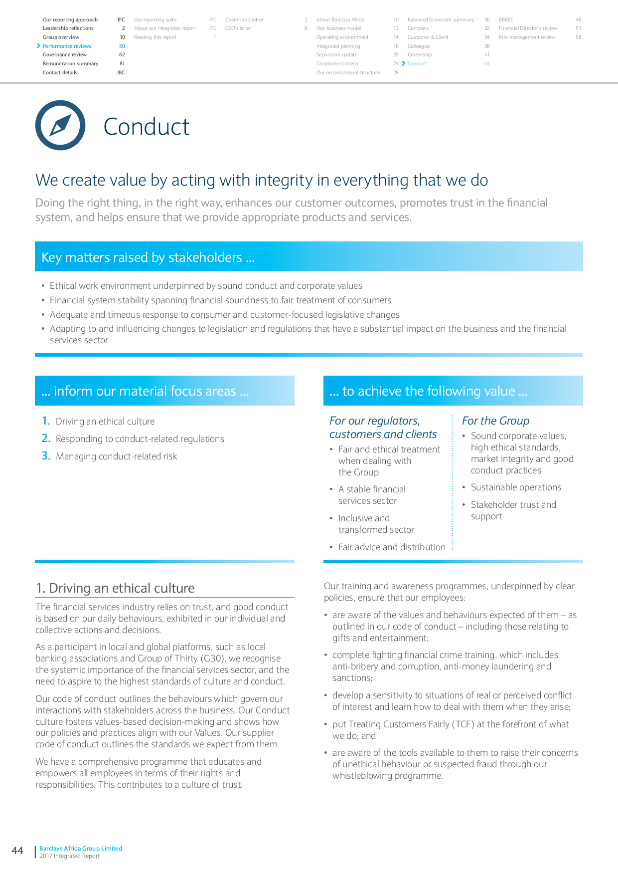 Performance – Integrated Reporting Examples Database