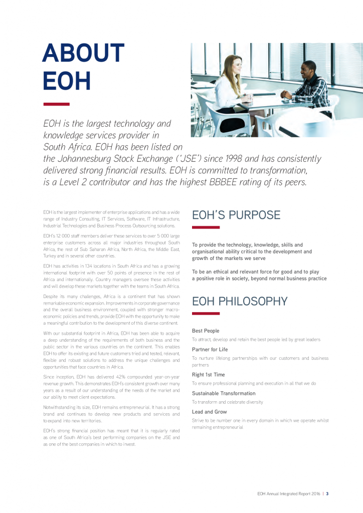 Organizational overview and external environment – Integrated Reporting ...