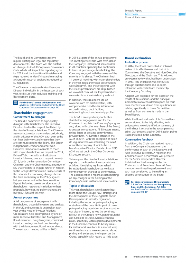 Governance – Integrated Reporting Examples Database