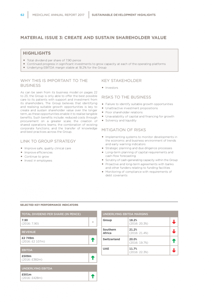 Performance – Integrated Reporting Examples Database