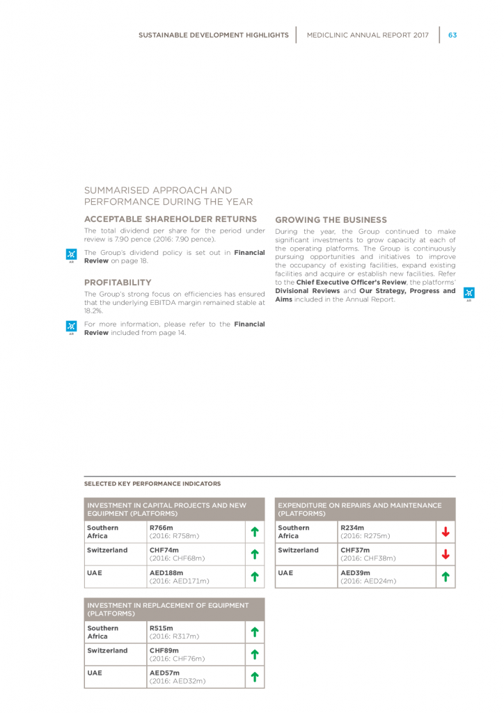 Performance – Integrated Reporting Examples Database