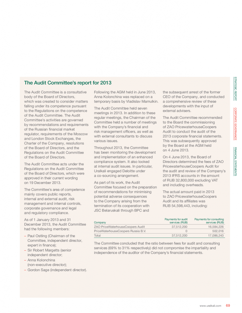 Governance – Integrated Reporting Examples Database